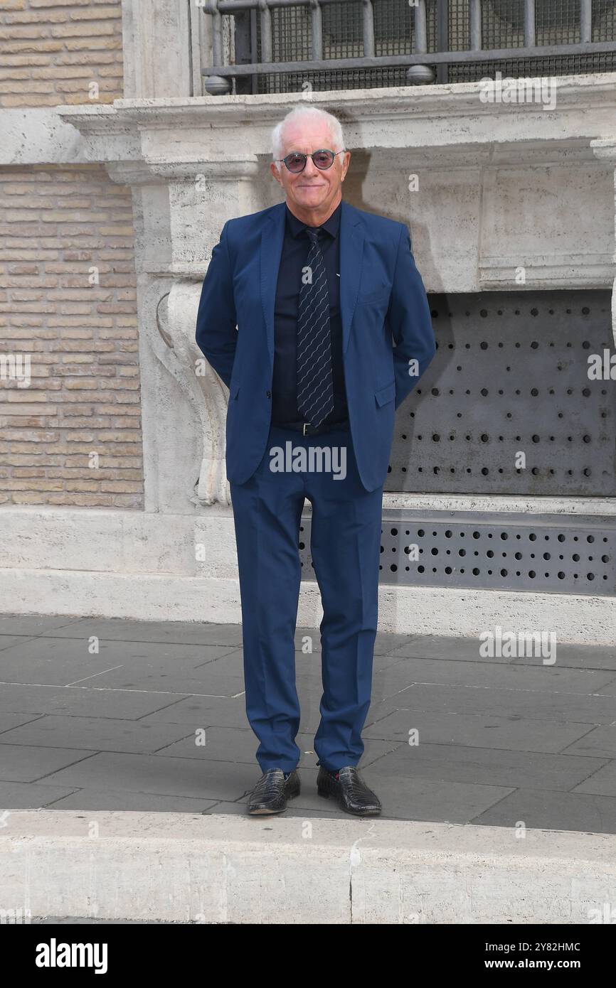 Rome: Senate Palace. 100 years of Radio in Italy. In the photo: Franco ...