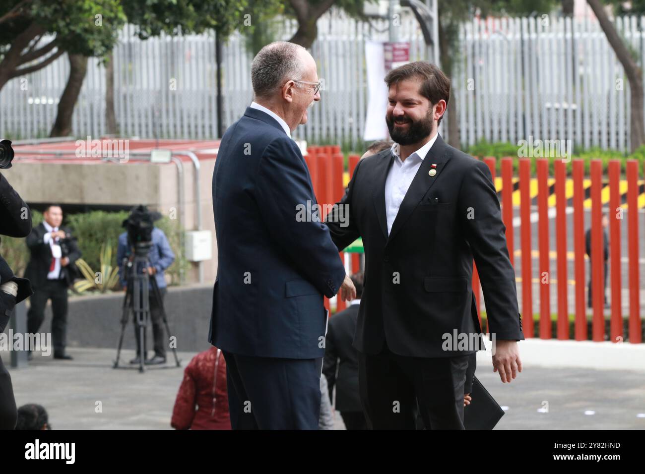 Mexico City, Mexico. 01st Oct, 2024. Gabriel Boric, President of Chile ...