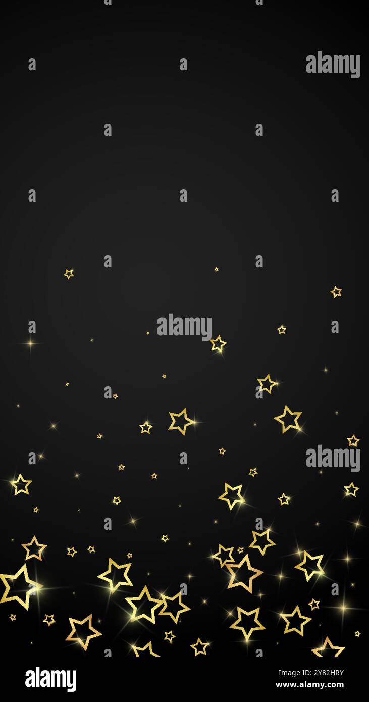 Starry night fairy tale background. Cute sparkling twinkles, christmas ...