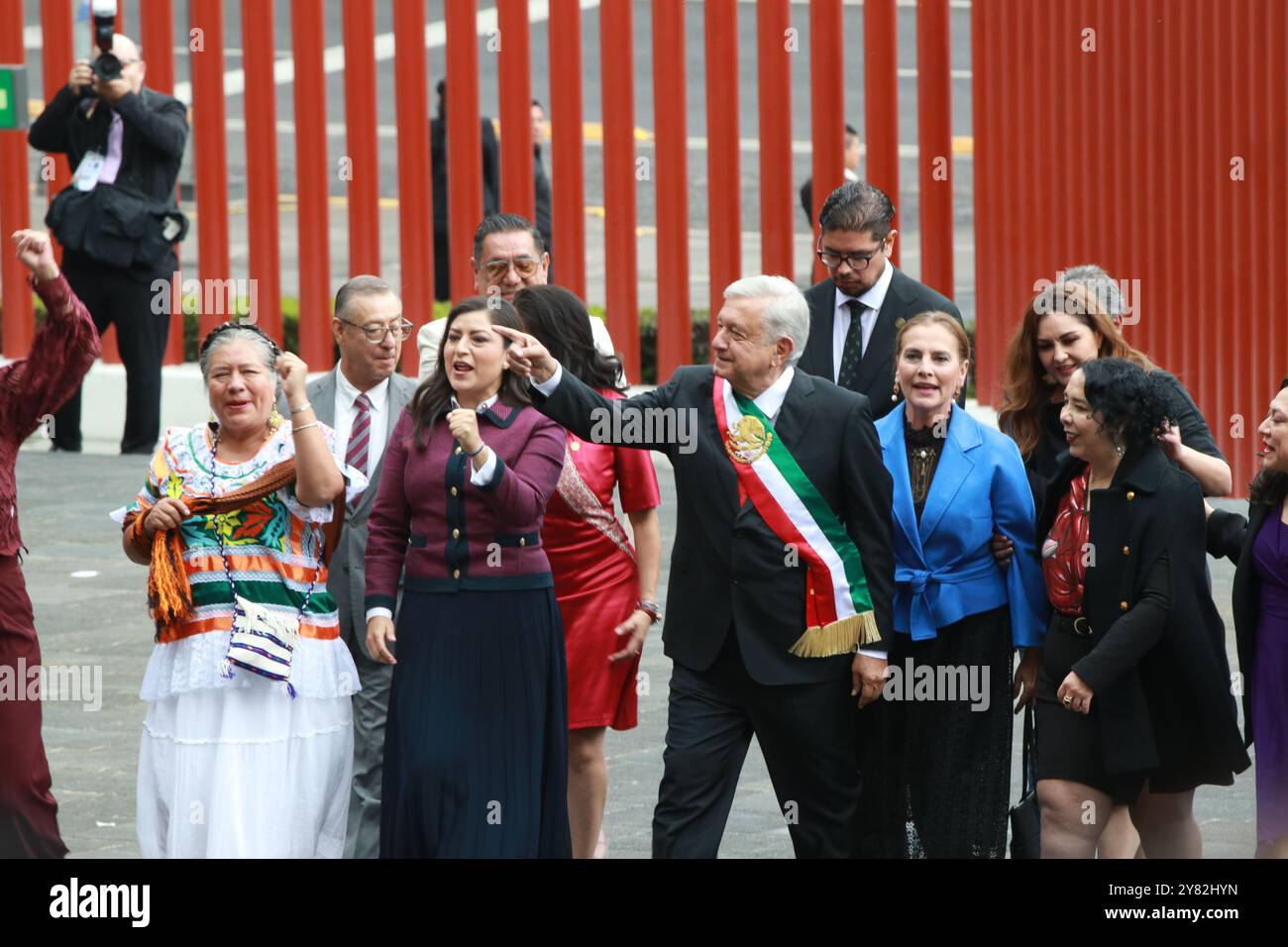Mexico City, Mexico. 01st Oct, 2024. Outgoing Mexico's President Andres ...