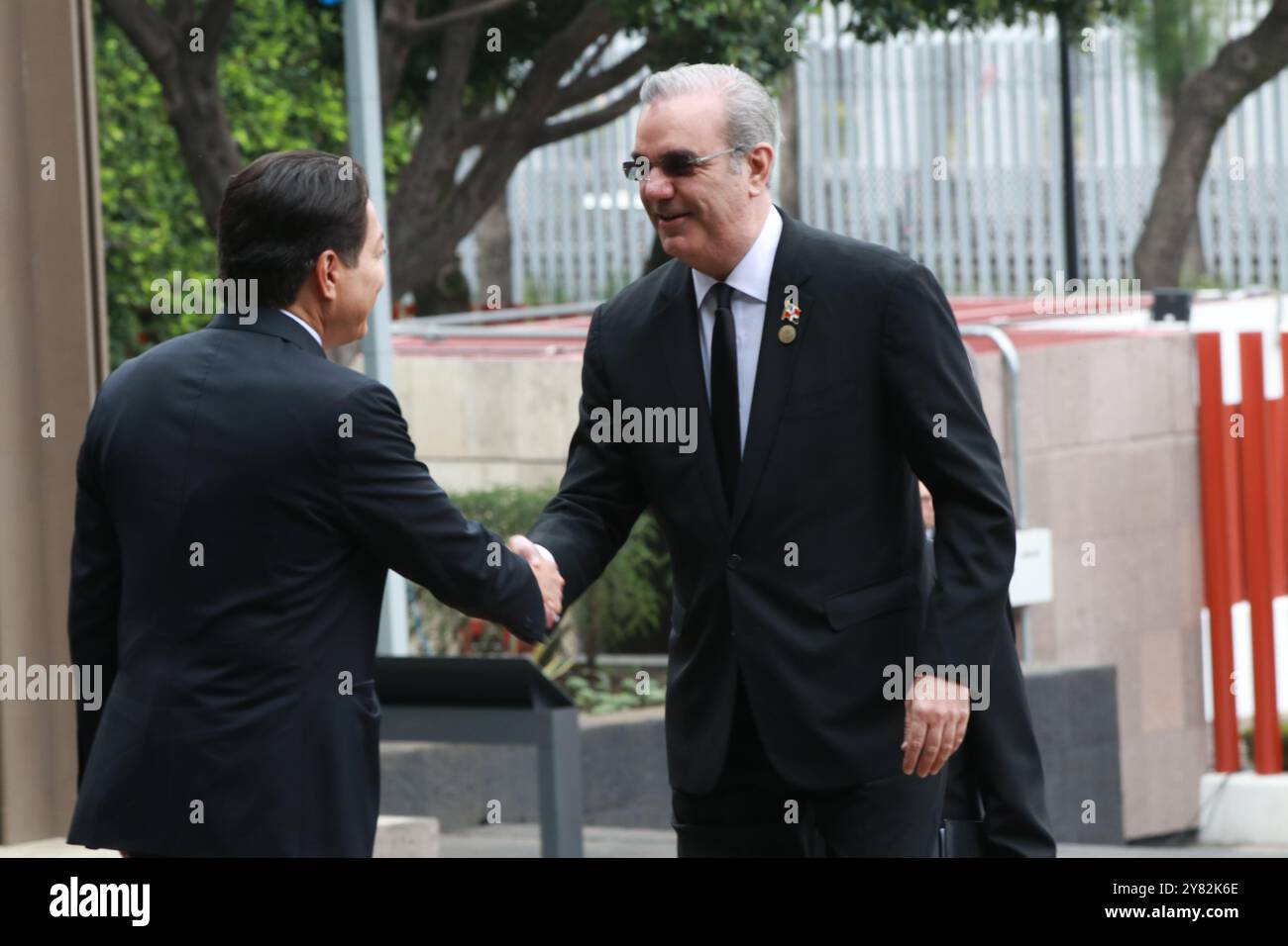 Luis Abinader, President of the Dominican Republic arriving the ...