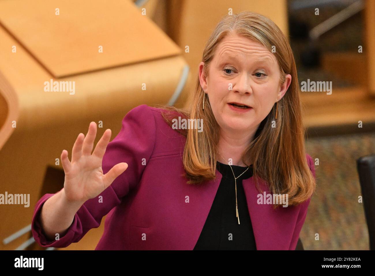 Edinburgh Scotland, UK 02 October 2024. Cabinet Secretary for Social ...