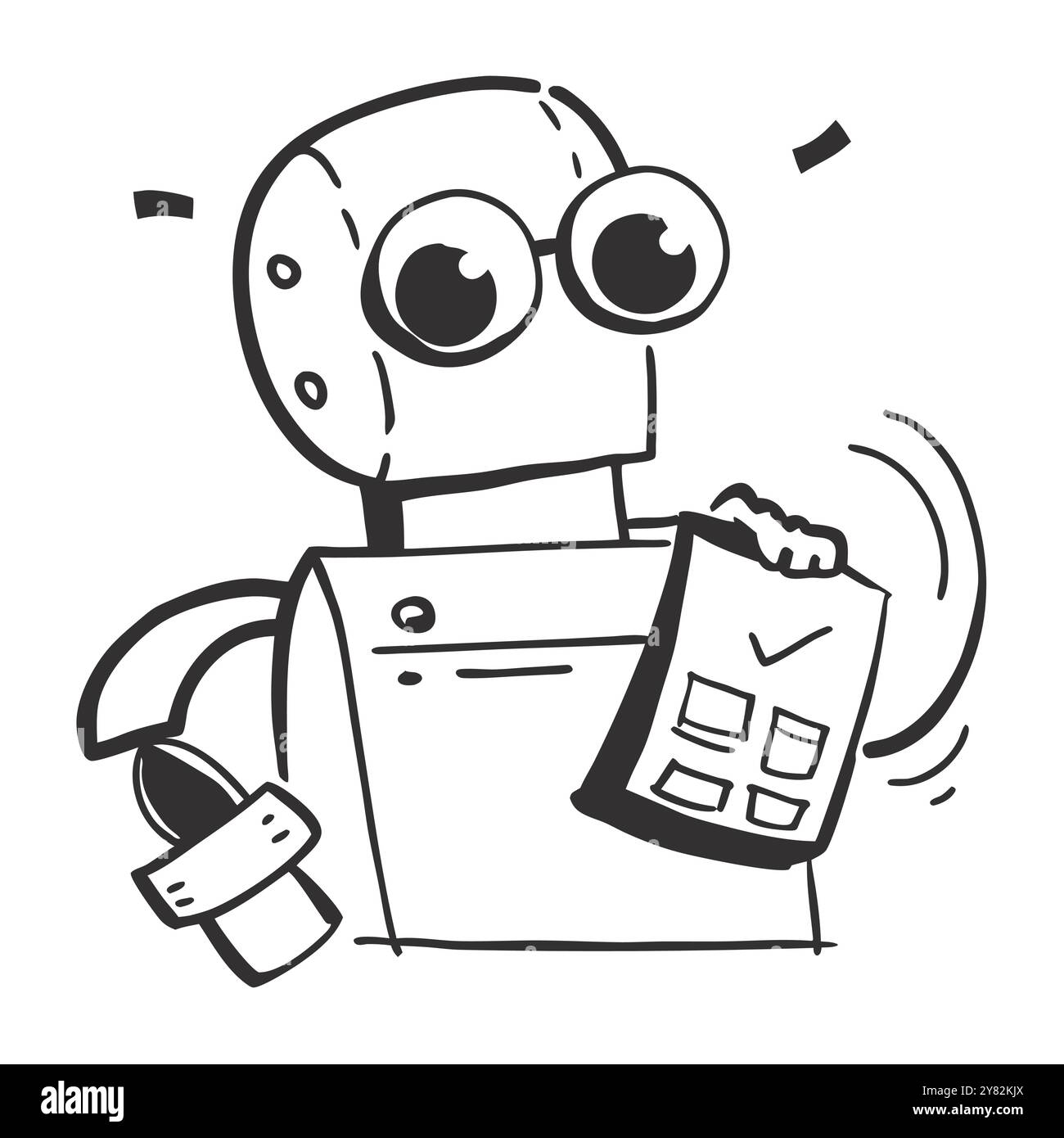 Task automation vector vectors Cut Out Stock Images & Pictures - Alamy