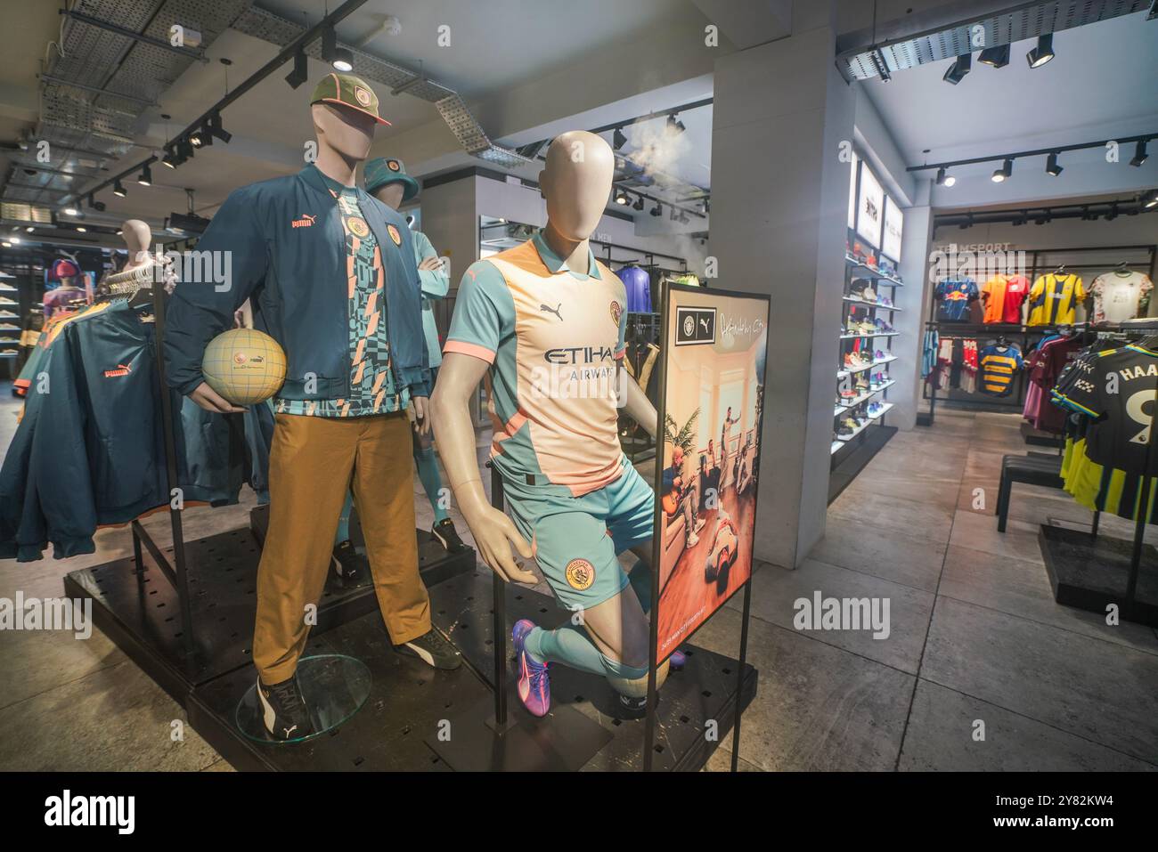 London, UK. 2 October 2024 .The Manchester City Fourth Kit for 2024-25 ...