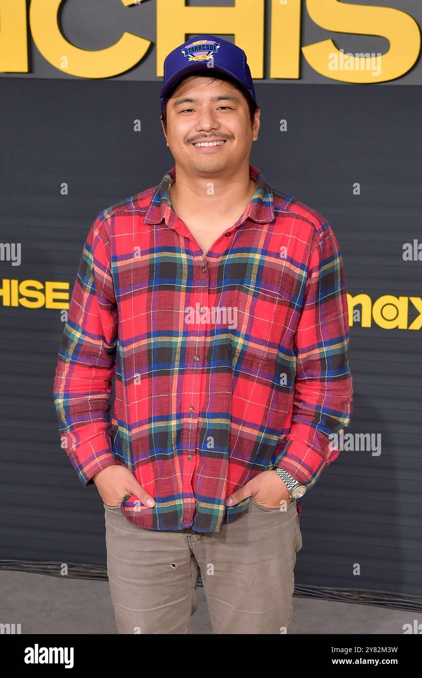 Andrew Lopez bei der Premiere der HBO Serie The Franchise im Paramount ...
