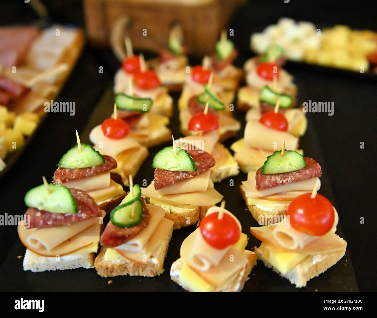 catering food, party buffet, special event concept Stock Photo - Alamy