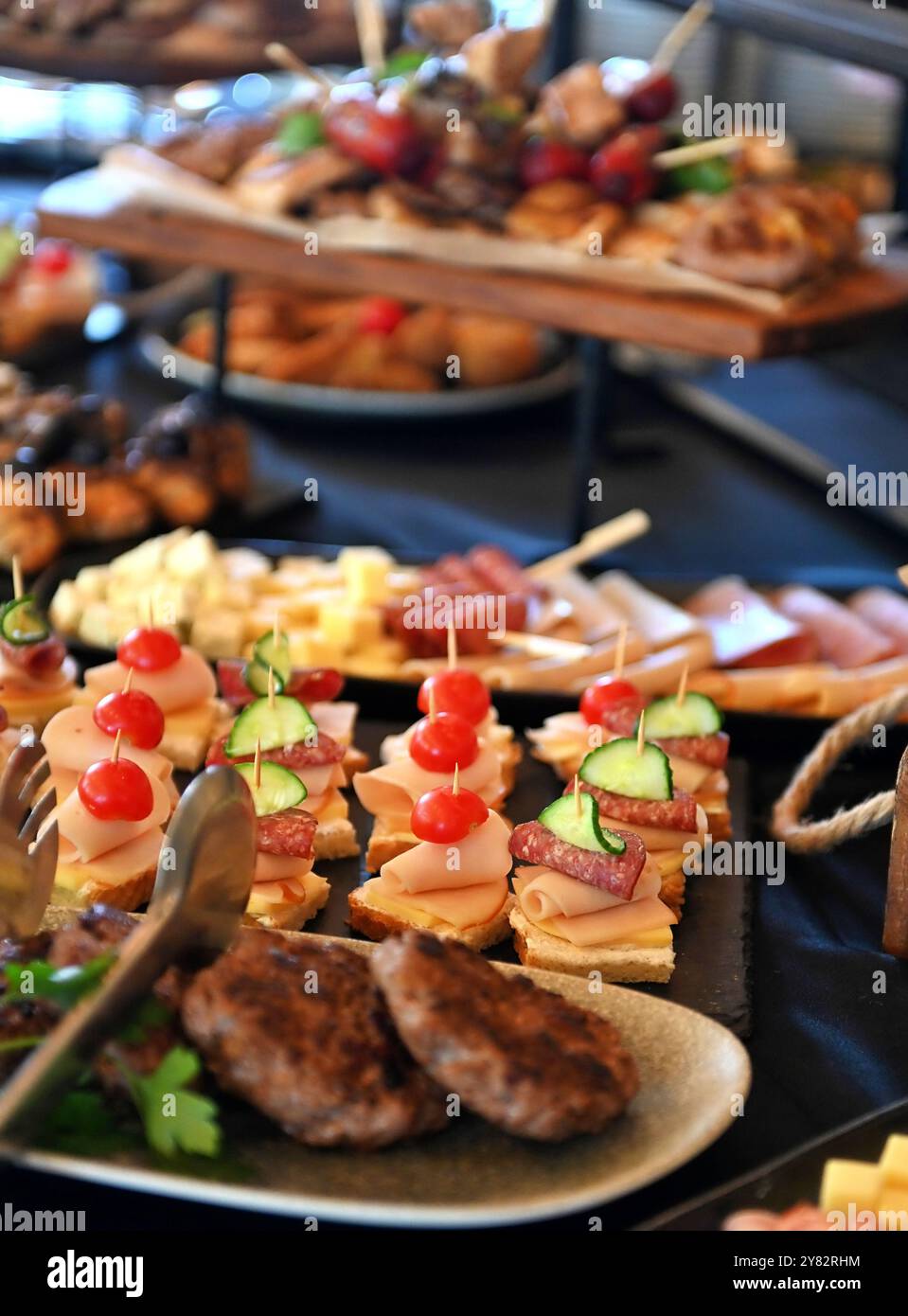 catering food, party buffet, special event concept Stock Photo - Alamy