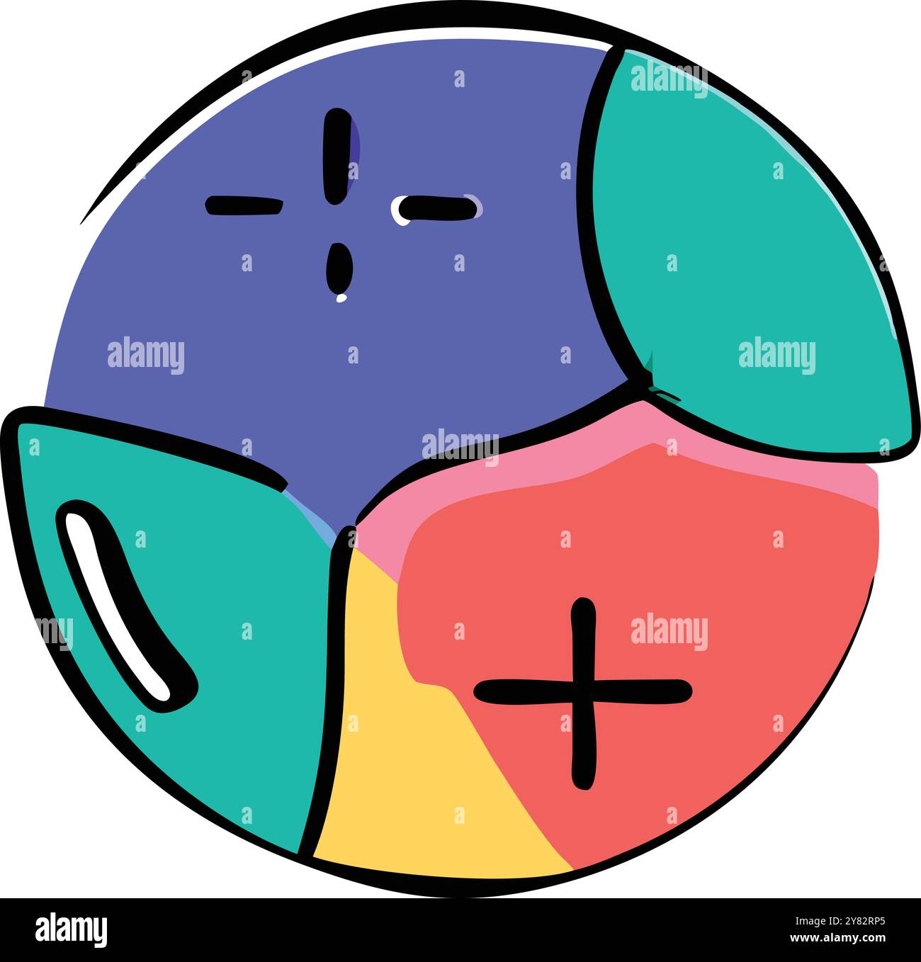 Colorful infographic diagram social media Cut Out Stock Images ...