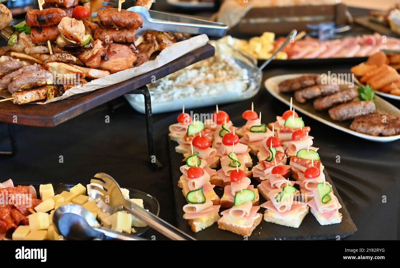 catering food, party buffet, special event concept Stock Photo - Alamy