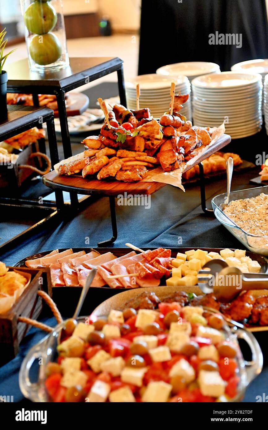 catering food, party buffet, special event concept Stock Photo - Alamy