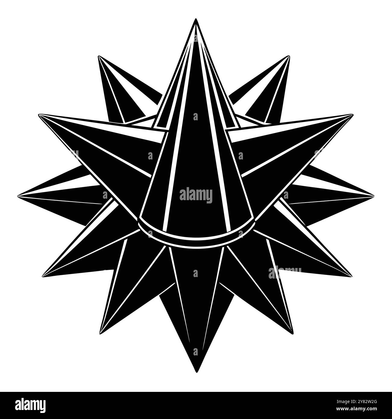 Modern burst branding Black and White Stock Photos & Images - Alamy