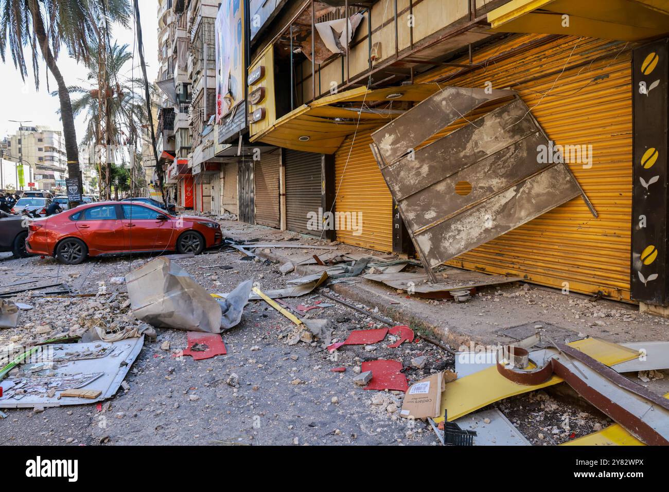 Sylvain Rostaing / Le Pictorium - Beirut southern suburbs on October 2 ...