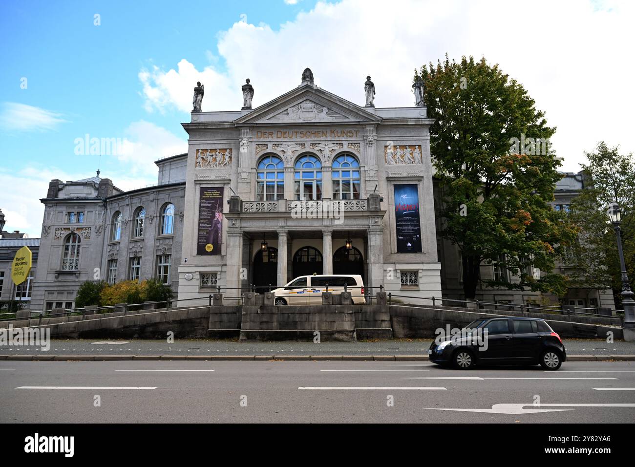 Munich, Germany. 02nd Oct, 2024. Cars drive past the ...