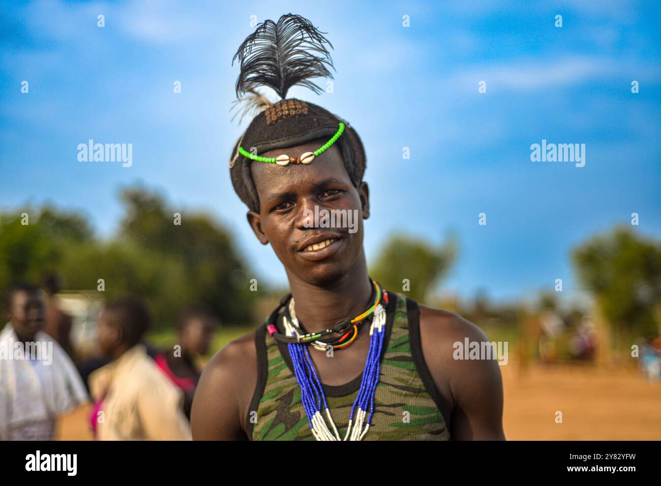A Karimojong man - Uganda Stock Photo - Alamy