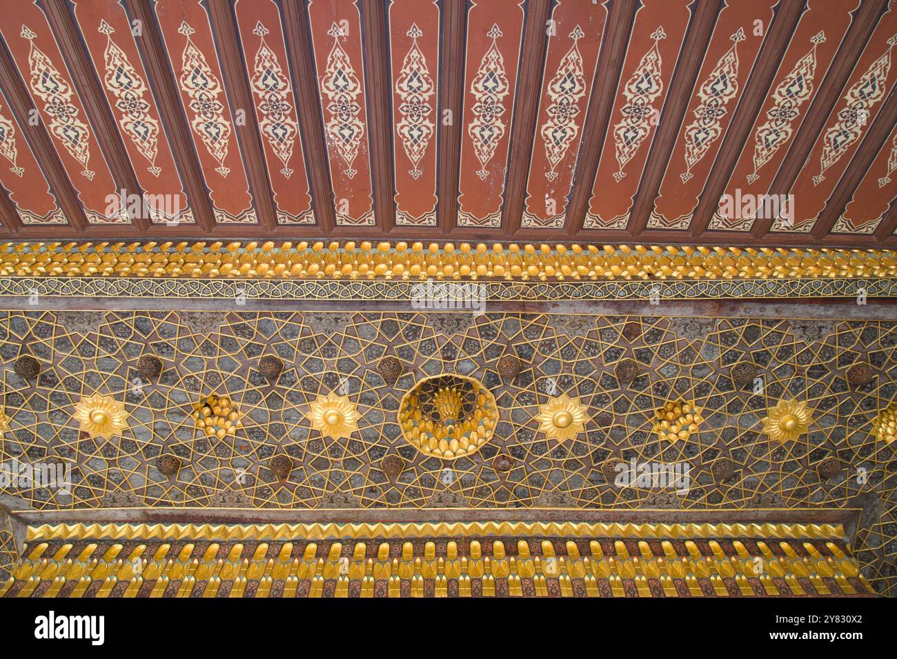 Türkiye, Turkey, Bursa, Muradiye Complex, tombs, II Murad Mausoleum ...