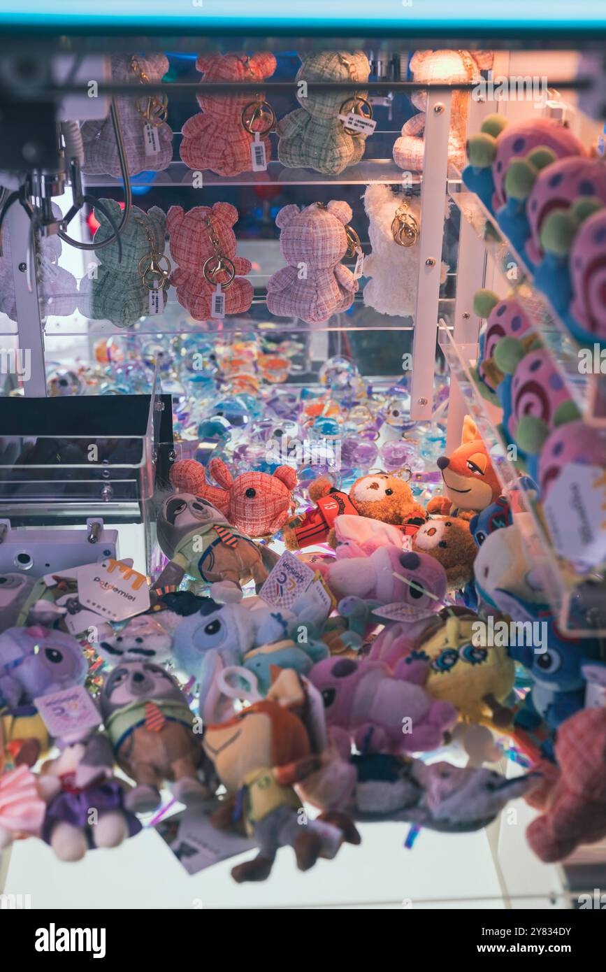 Interior of toy vending machine Stock Photo - Alamy