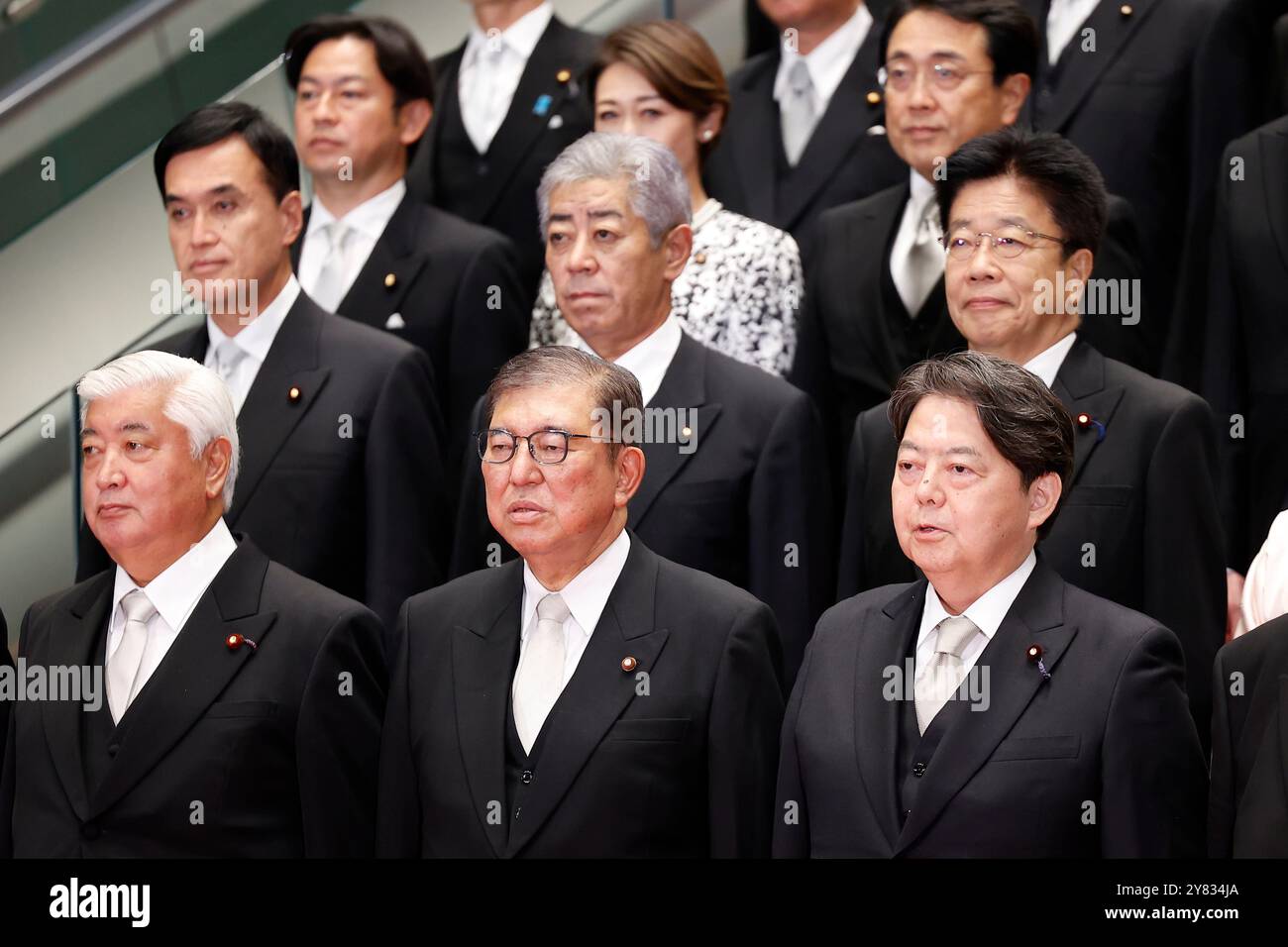 Tokyo, Japan. 1st Oct, 2024. Japan's Prime Minister SHIGERU ISHIBA ...