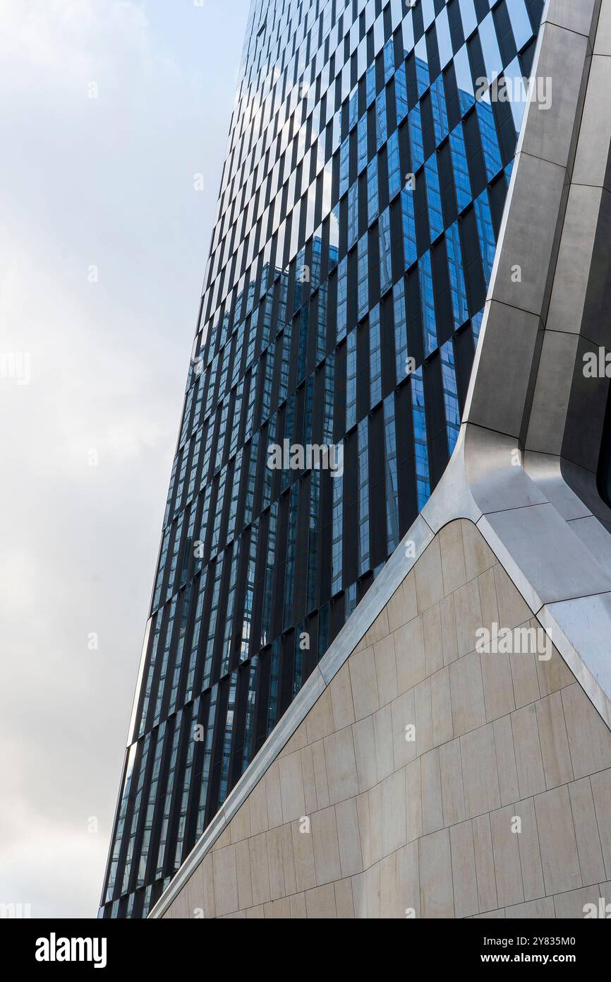 Detail, The Shed’s Bloomberg Building, a NYC cultural center, located ...