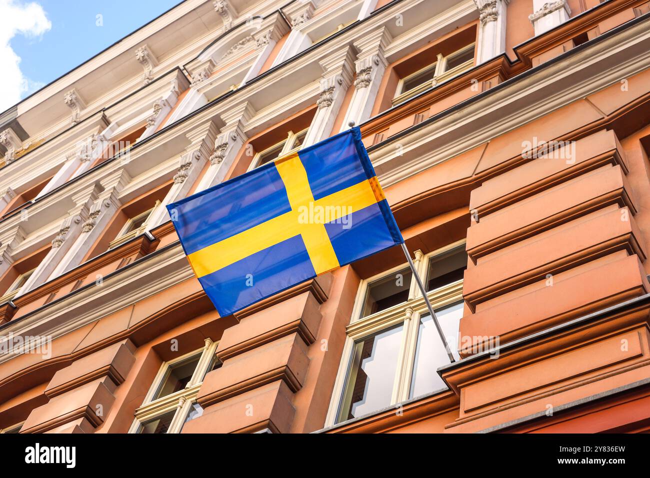 Swedish flag illustration isolated on hi-res stock photography and ...
