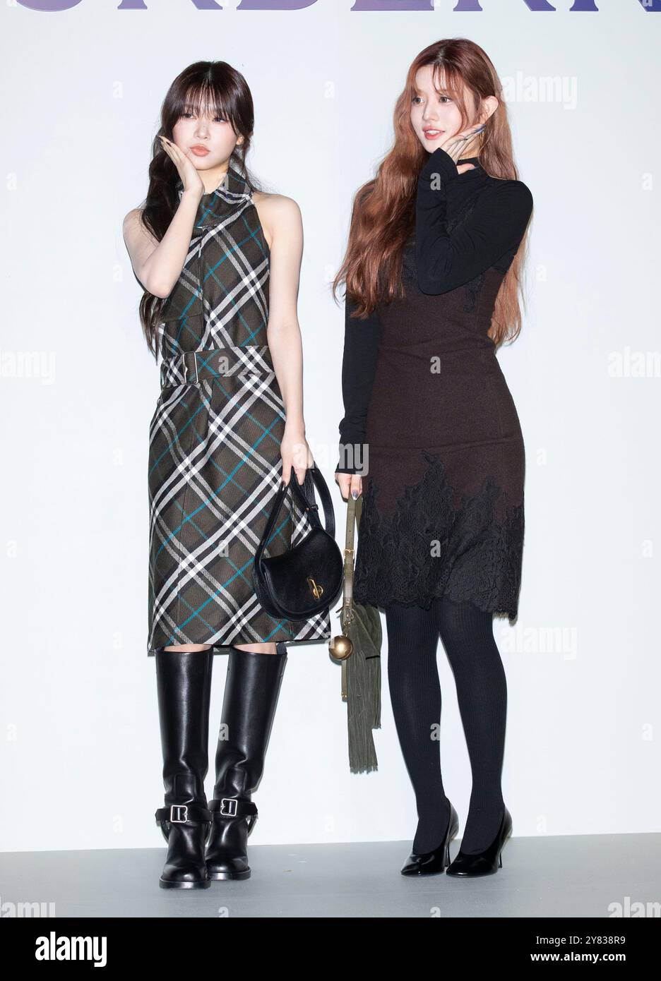 Seoul, South Korea. 2nd Oct, 2024. (L to R) Japanese singer Moka and ...