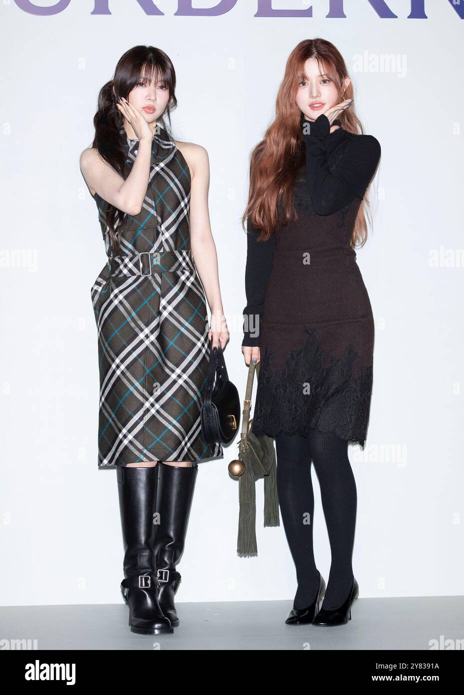 Seoul, South Korea. 2nd Oct, 2024. (L to R) Japanese singer Moka and ...