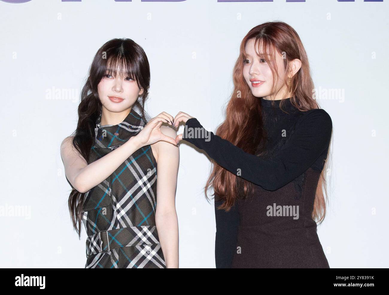 Seoul, South Korea. 2nd Oct, 2024. (L to R) Japanese singer Moka and ...