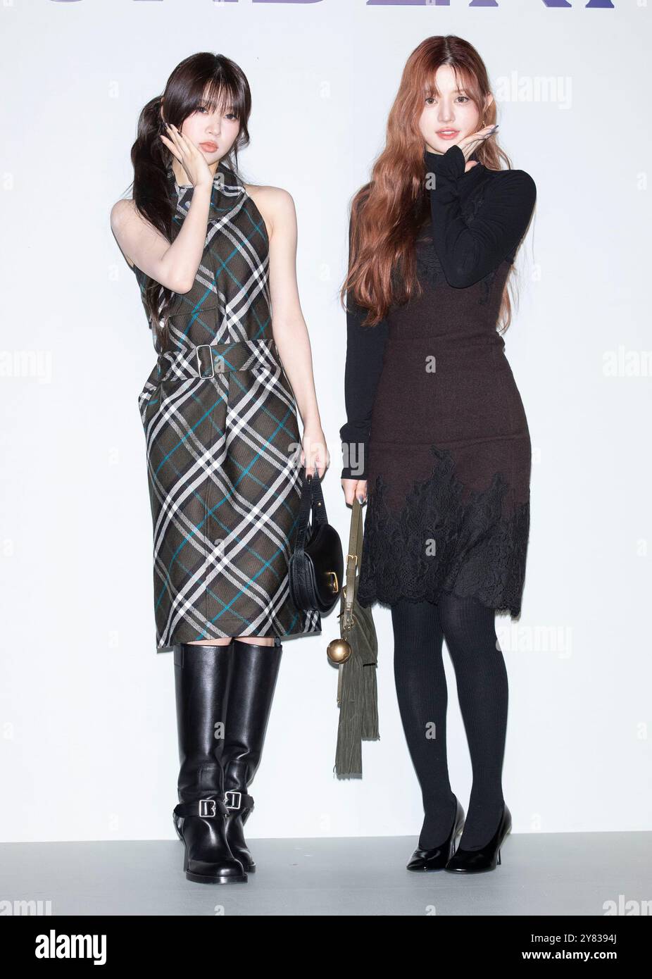 Seoul, South Korea. 2nd Oct, 2024. (L to R) Japanese singer Moka and ...