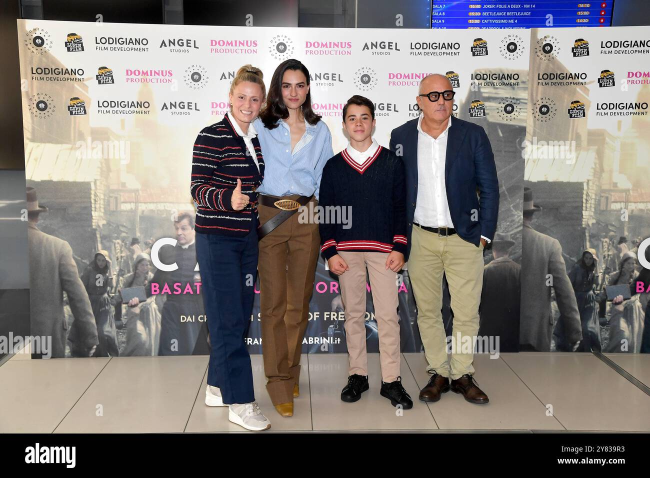 Rome: Cinema Adriano. Photocall film Francesca Cabrini. In the photo: Federica Picchi Roncali ...
