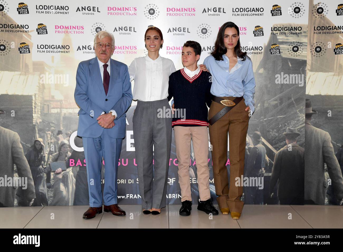 Rome: Cinema Adriano. Photocall film Francesca Cabrini. In the photo ...