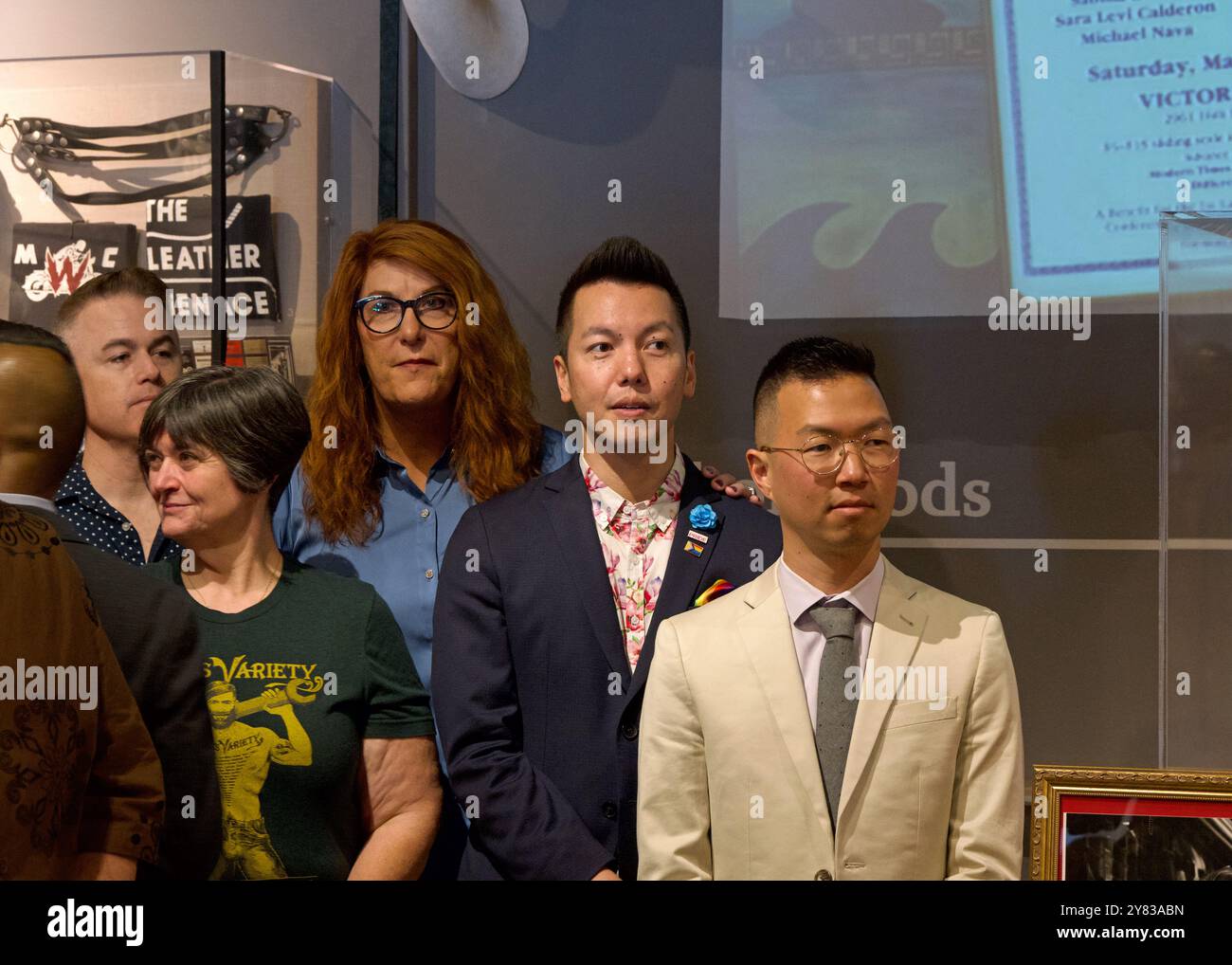 San Francisco, CA - Sept 13, 2024: Castro Community Members at the ...