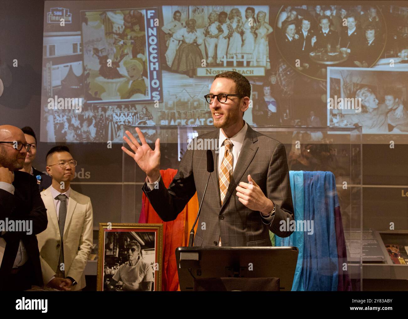 San Francisco, CA - Sept 13, 2024: State Senator Scott Wiener speaking ...