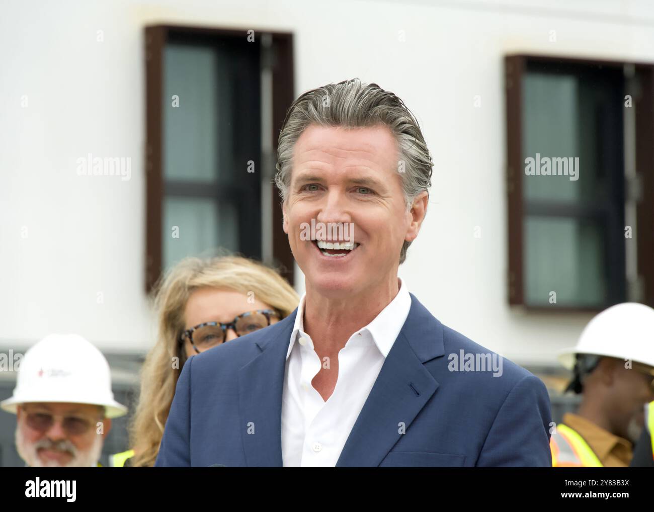 San Francisco, CA - Sept 19, 2024: Governor Gavin Newsom speaking at a ...