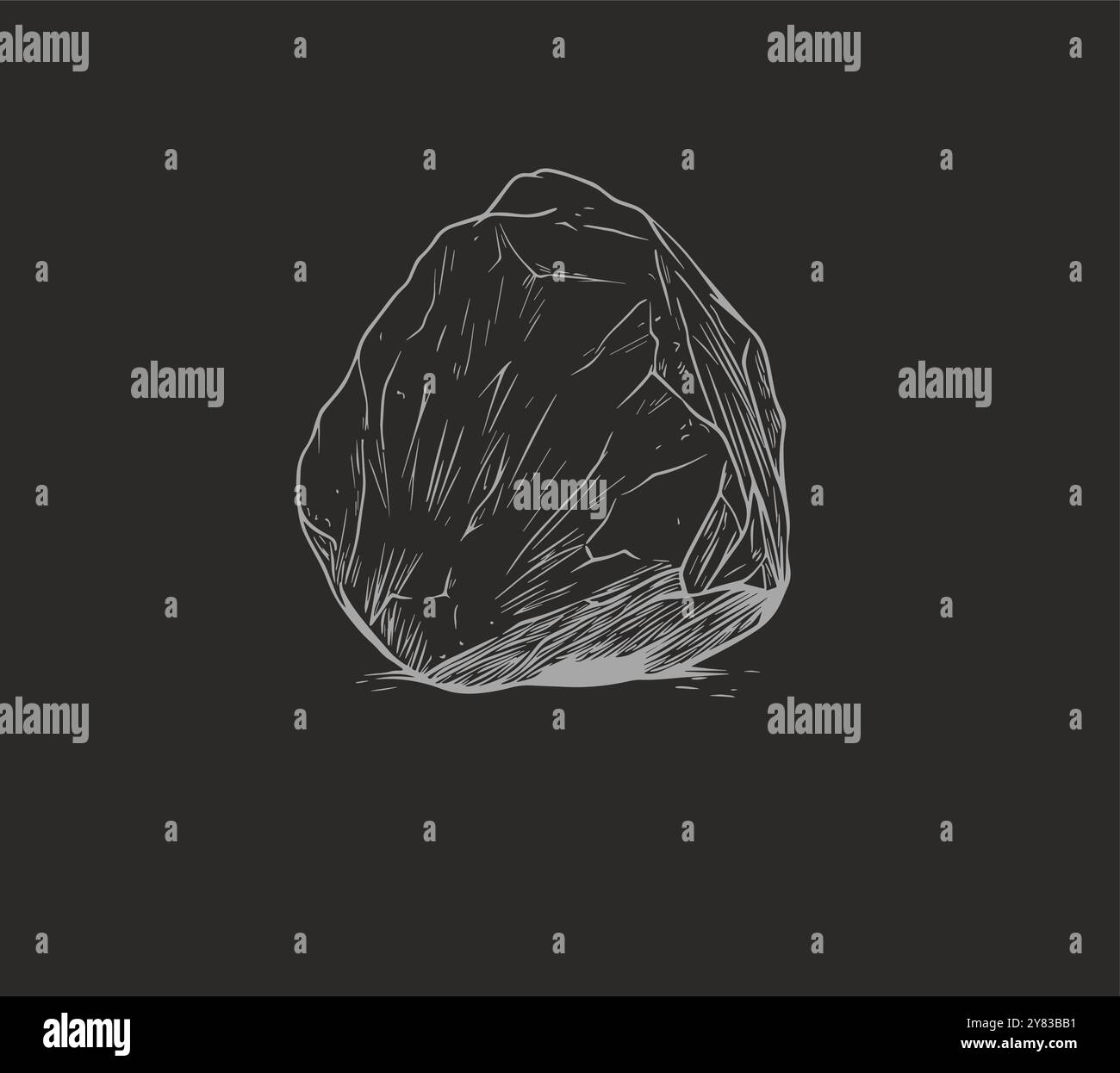 Stone, Rock hand-drawn Illustration Stone, Rock hand-drawn Illustration ...