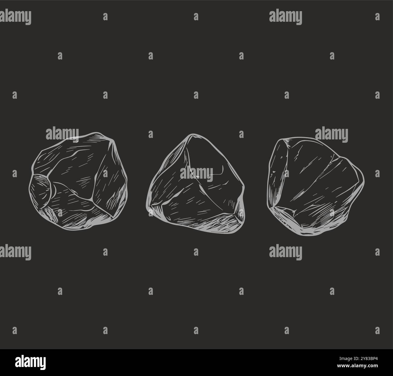 Stone, Rock hand-drawn Illustration Stone, Rock hand-drawn Illustration ...