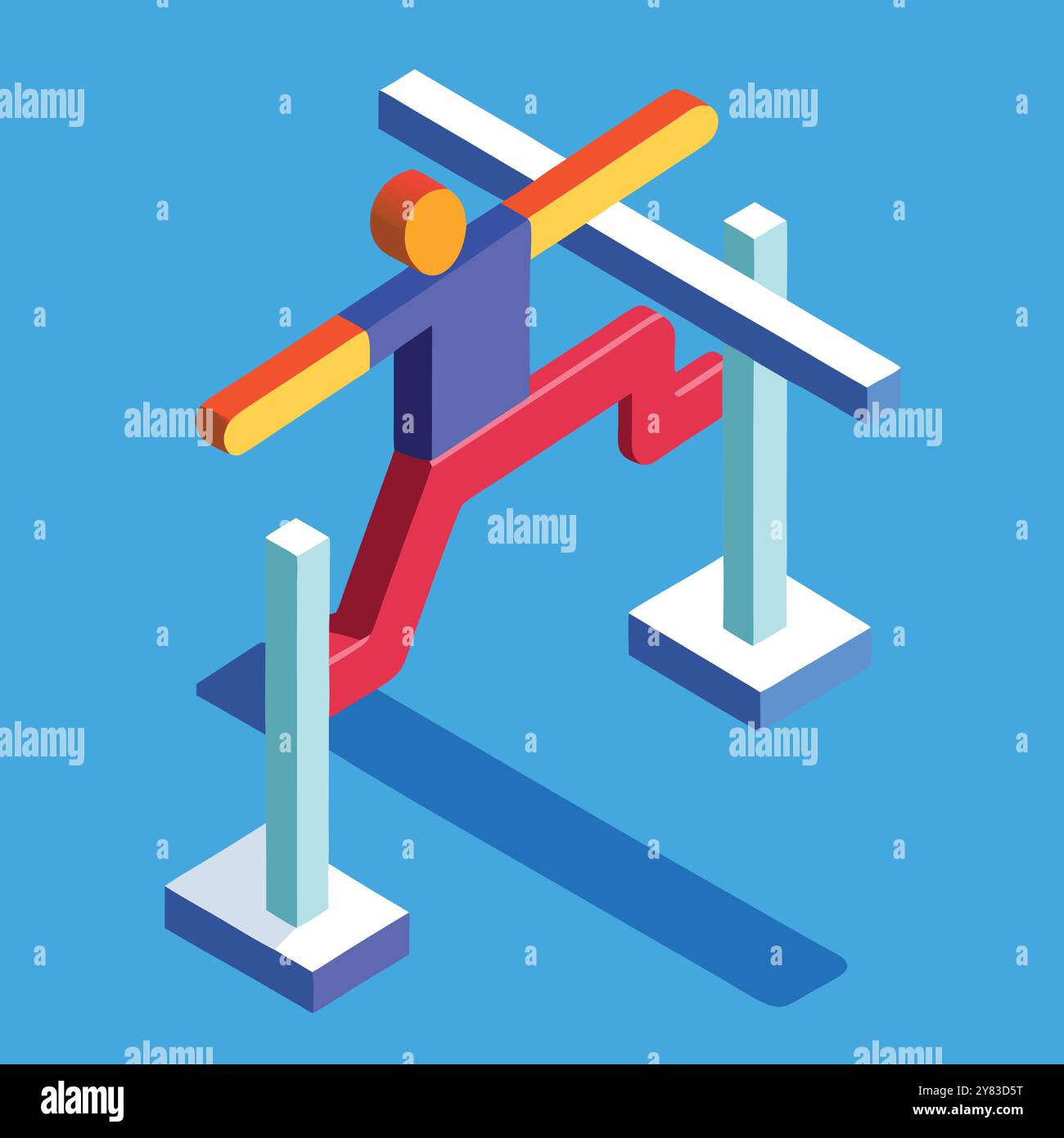 Ambition and challenges Stock Vector Images - Alamy