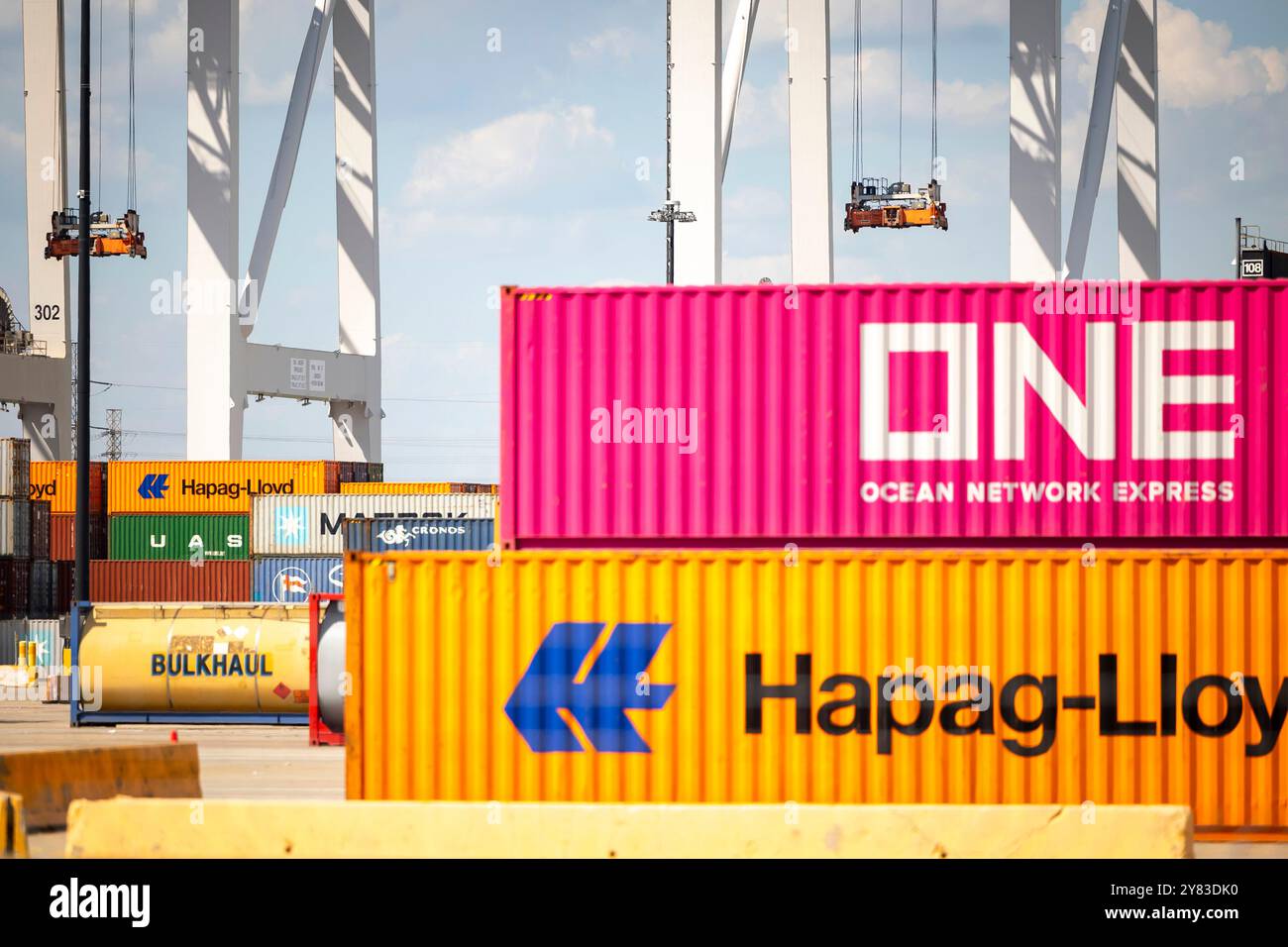 Work is completely stopped at the Barbours Cut Container Terminal ...