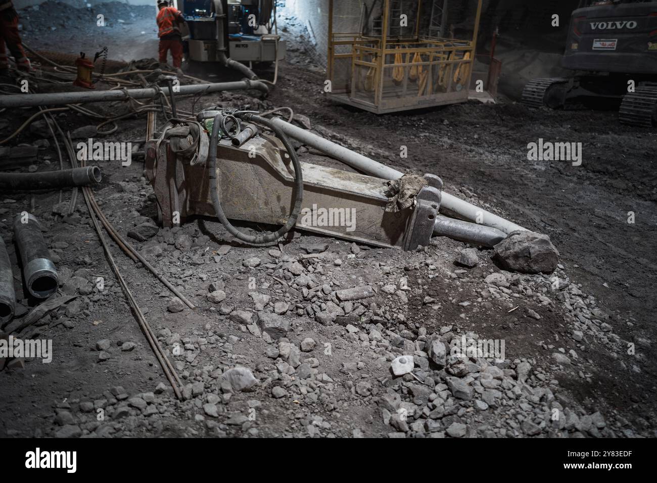 Prague Metro D Building Process Stock Photo - Alamy