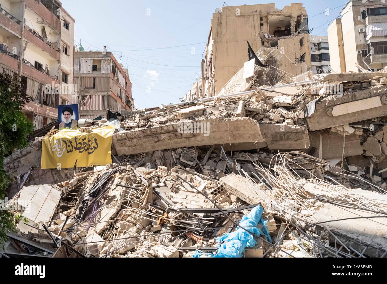 Beirut, Beirut, Lebanon. 2nd Oct, 2024. Hezbollah's press and media ...