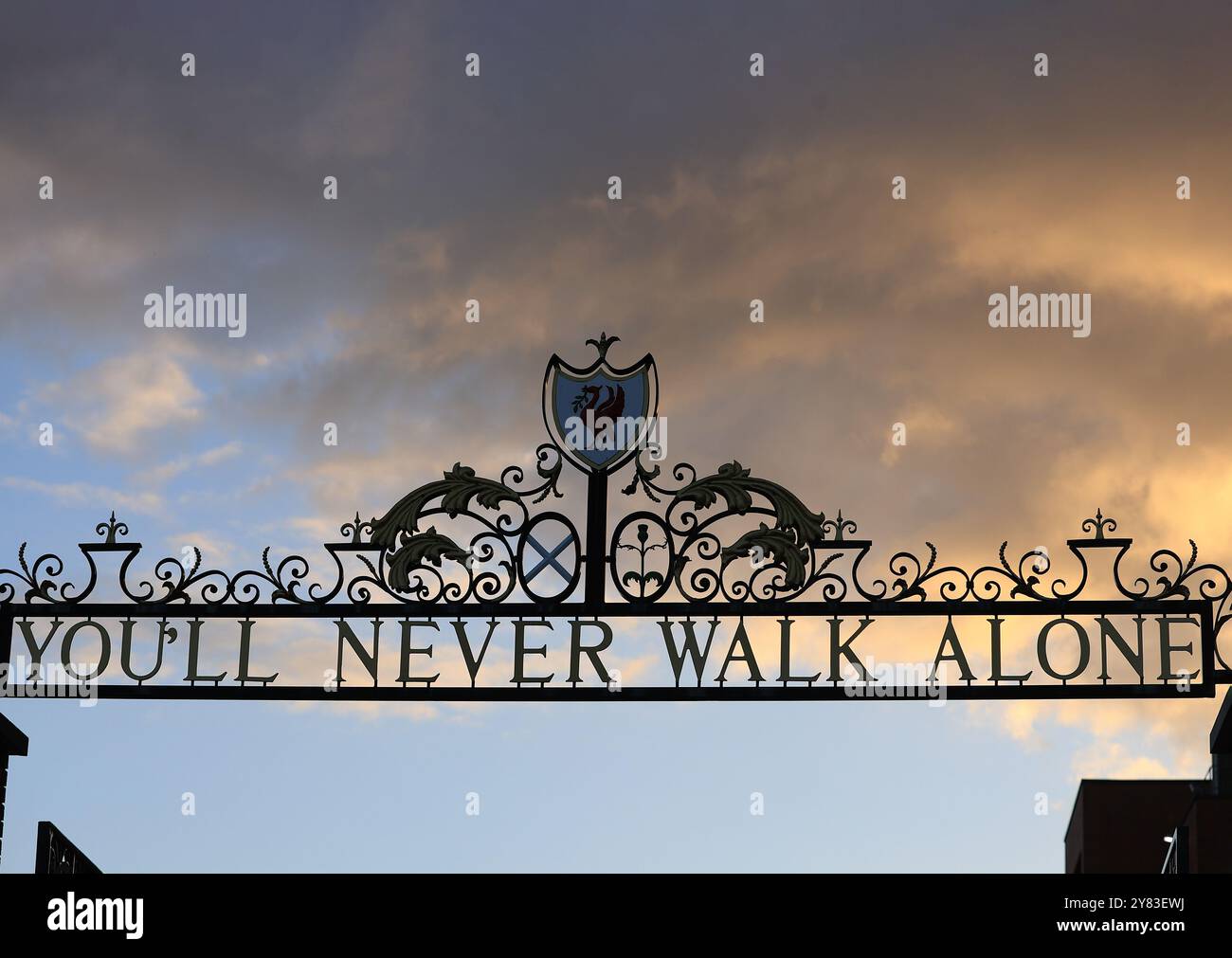 Anfield, Liverpool, Merseyside, UK. 2nd Oct, 2024. Champions League ...