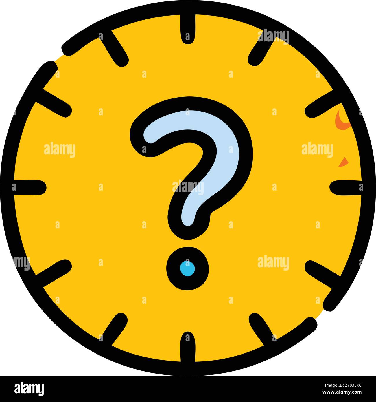 Clock face with question mark hi-res stock photography and images - Alamy