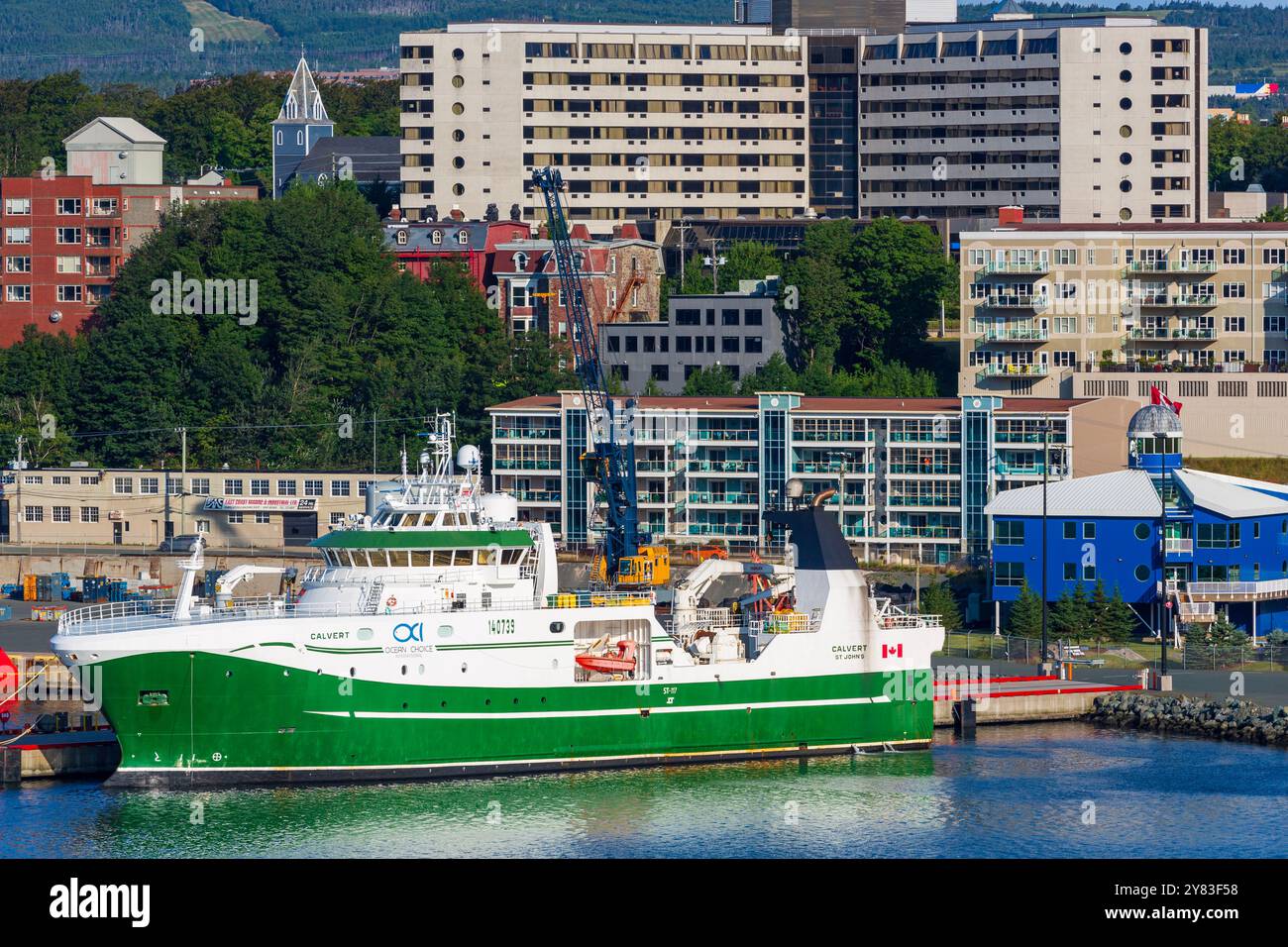 Fishing trawler, St. John's Harbour, Newfoundland & Labrador, Canada ...