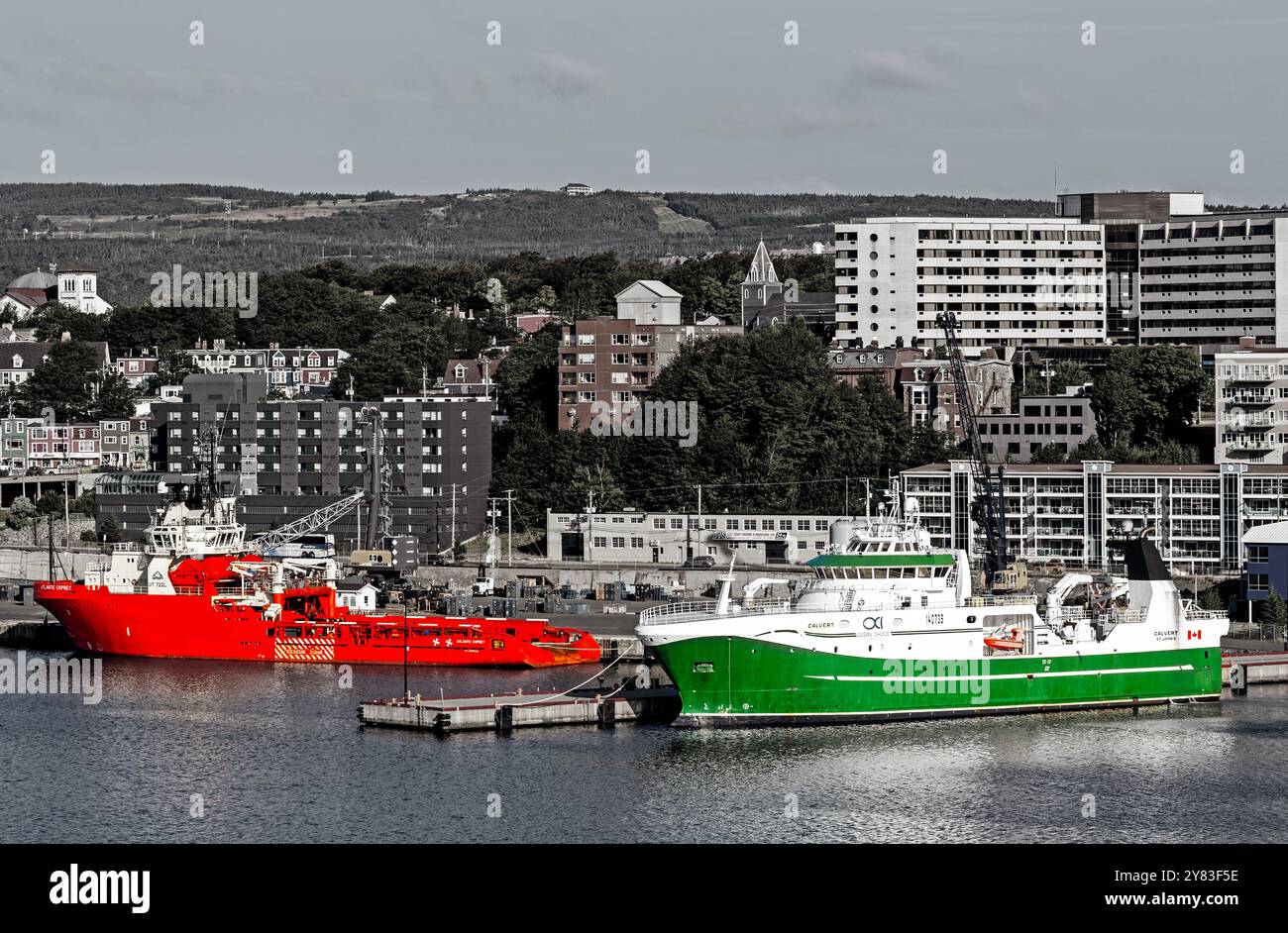 Fishing trawler st johns newfoundland hi-res stock photography and ...