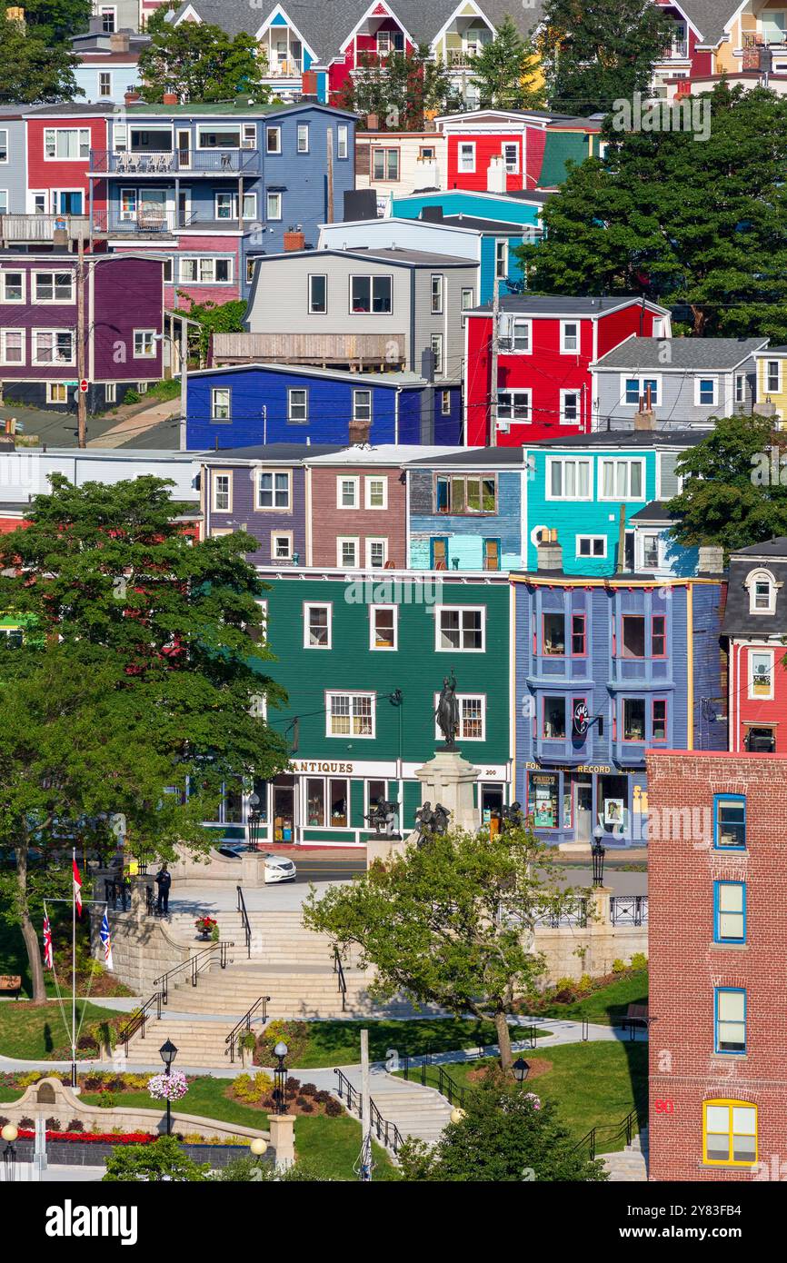 Jelly Bean Row, St. John's, Newfoundland, Canada Stock Photo - Alamy