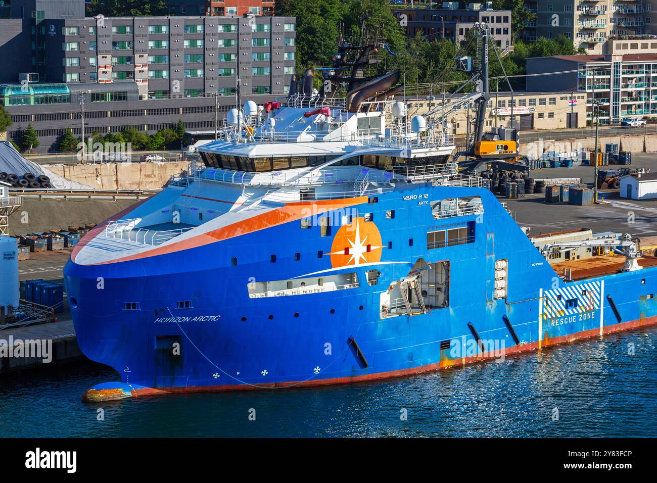 Horizon Arctic supply vessel, St. John's, Newfoundland, Canada Stock ...