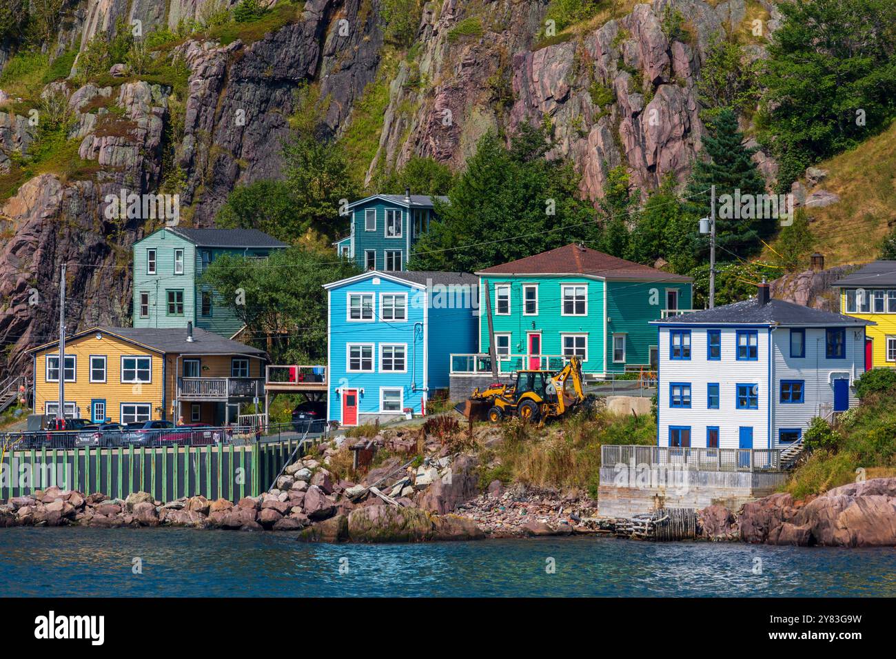 Houses in the Narrows, St. John's, Newfoundland, Canada Stock Photo - Alamy