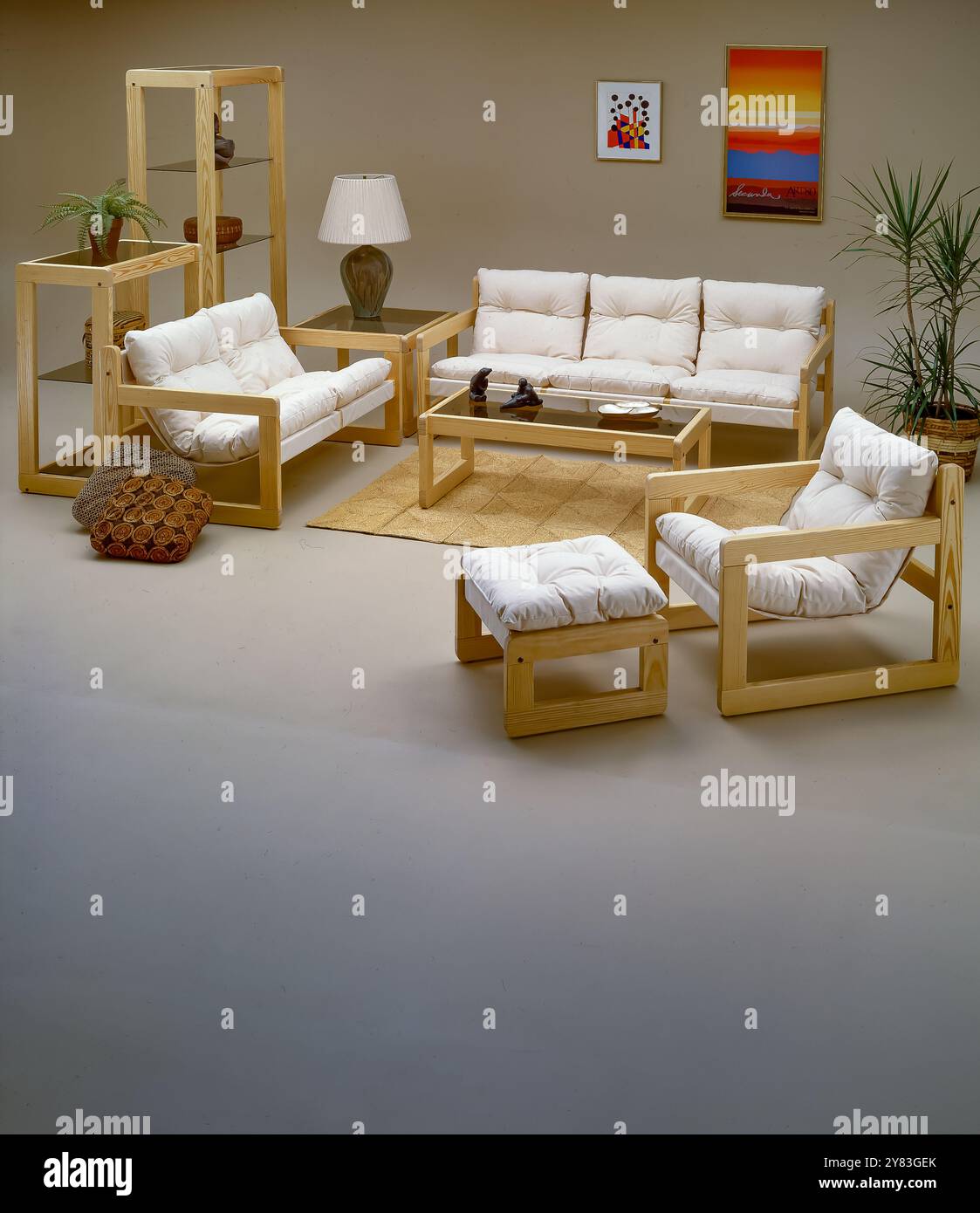 Room of self assembled furniture from kits Stock Photo - Alamy