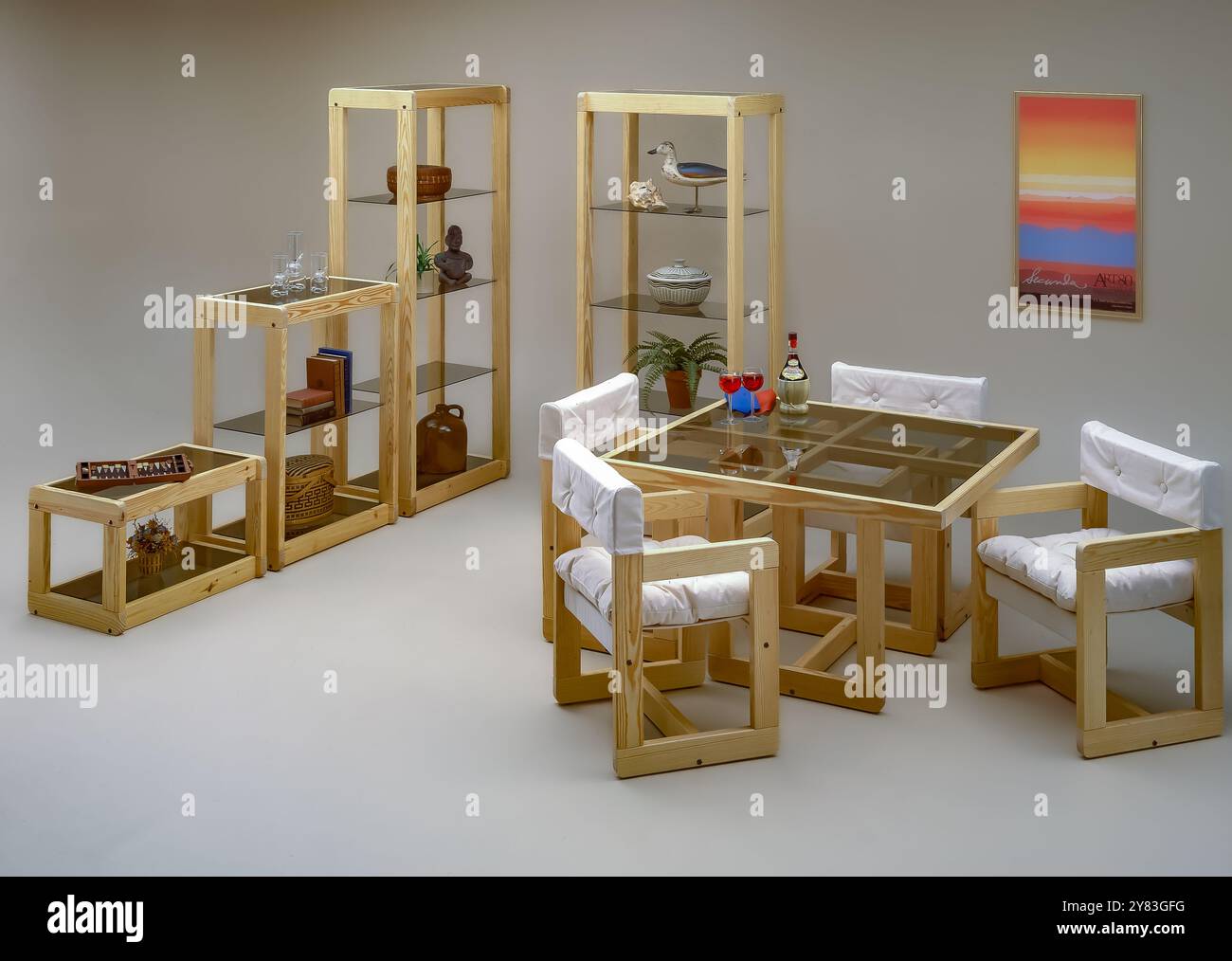 Room of self assembled furniture from kits Stock Photo - Alamy