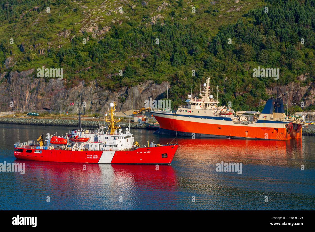 "Cape Roger" Coast Guard vessel, St. John's, Newfoundland, Canada Stock ...