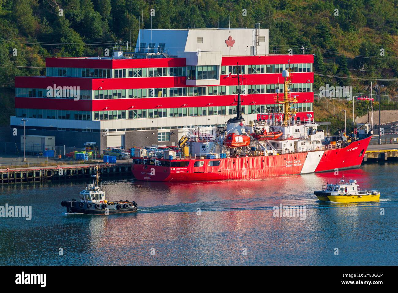 "Cape Roger" Coast Guard vessel, St. John's, Newfoundland, Canada Stock ...