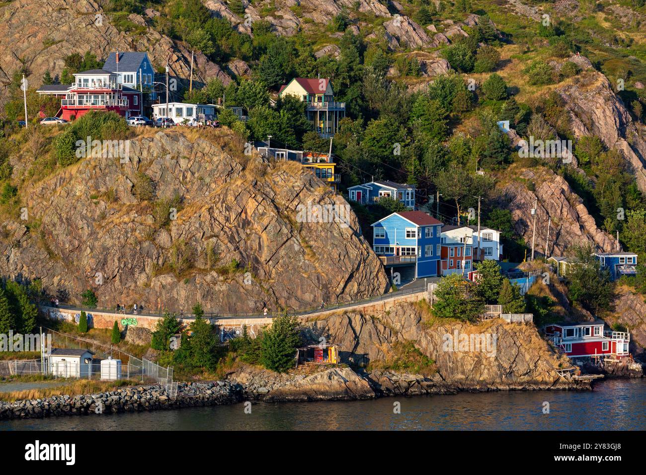 Houses in the Narrows, St. John's, Newfoundland, Canada Stock Photo - Alamy